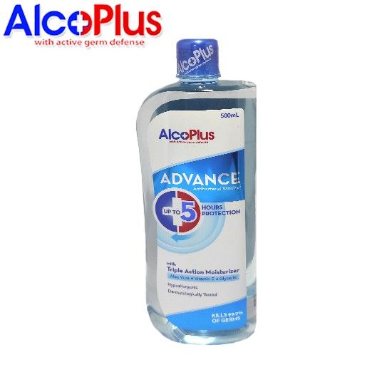 COD AlcoPlus Advance Antibacterial Sanitizer 500ml 1 bottle | Lazada PH