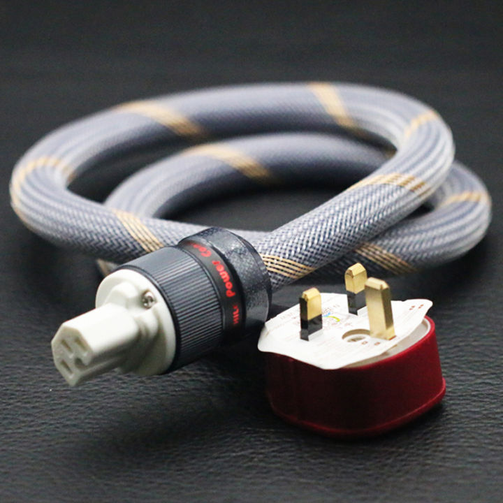 【Stock】Uenjoyment Hifi FURUKAWA OFC UK Power Cord with UK Plug High ...