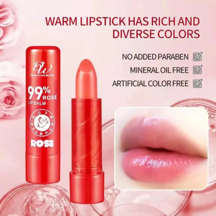 (H&Z SHOP) DW Moisturizing Lip Balm 99% Rose | Lazada PH