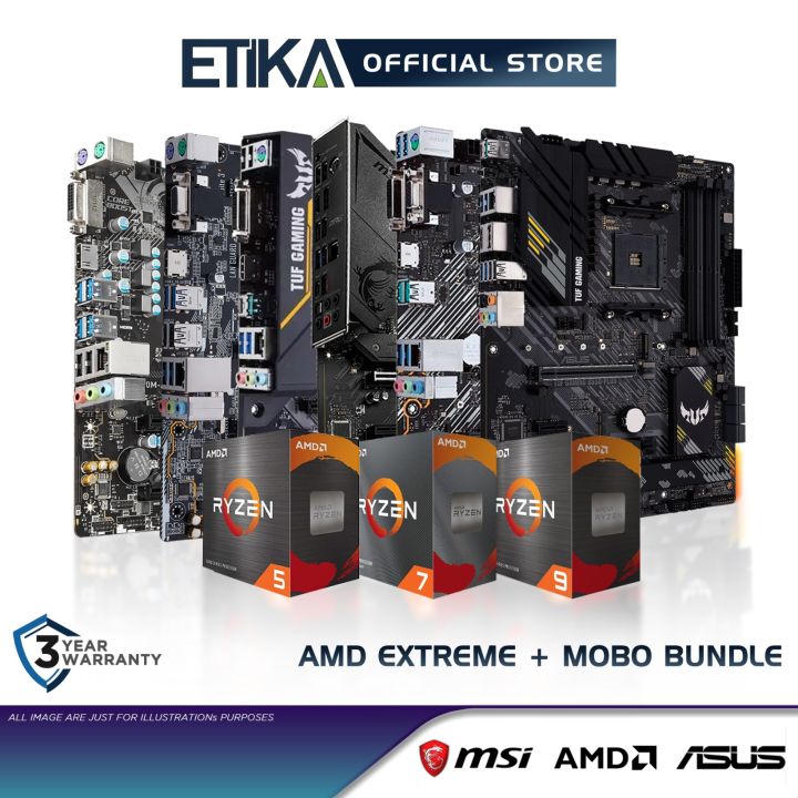 AMD Extreme AM4 Ryzen 5 5600X | Ryzen 7 5700X | Ryzen 9 5900X Processor ...