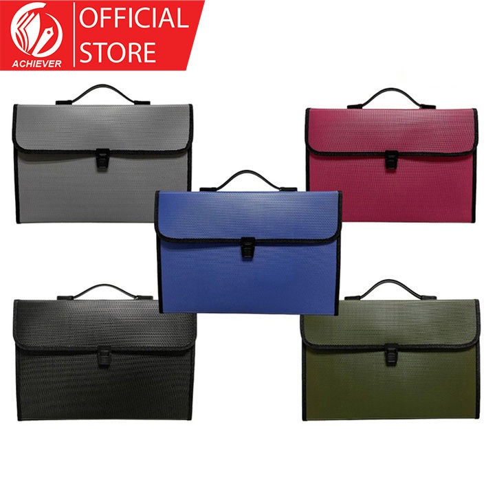 Achiever 12 Layers FC Long Size Strong Expandable Filling Document Case ...