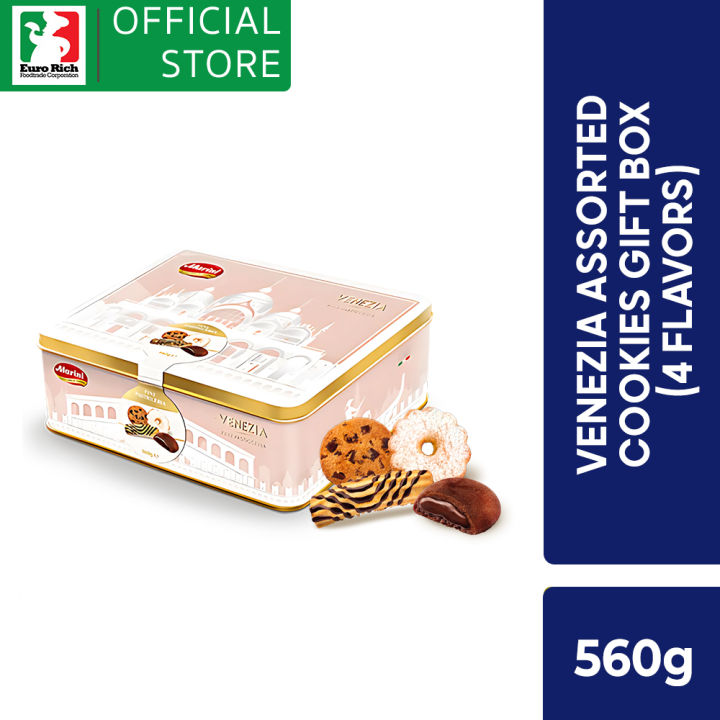 Marini Venezia Assorted Cookies Gift Box (4 Flavors) 560g | Lazada PH