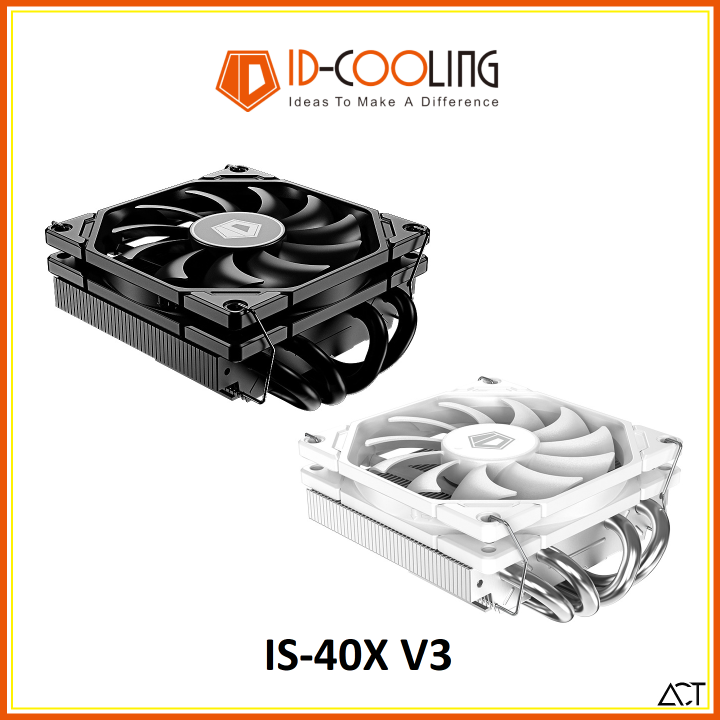 ID-COOLING IS-40X V3 CPU Cooler 4 Heat Pipe 9CM Down-flow Radiator | Lazada