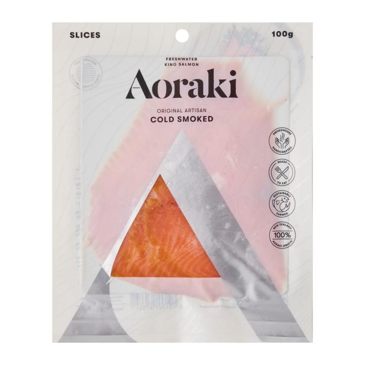 Aoraki Mount Cook New Zealand King Cold Smoked Salmon Slices - Frozen ...