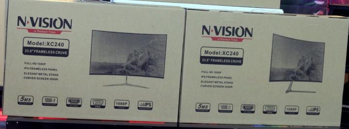 BRAND NEW IPS FRAMELESS CURVE Gaming Monitor Led Nvision Frameless ...
