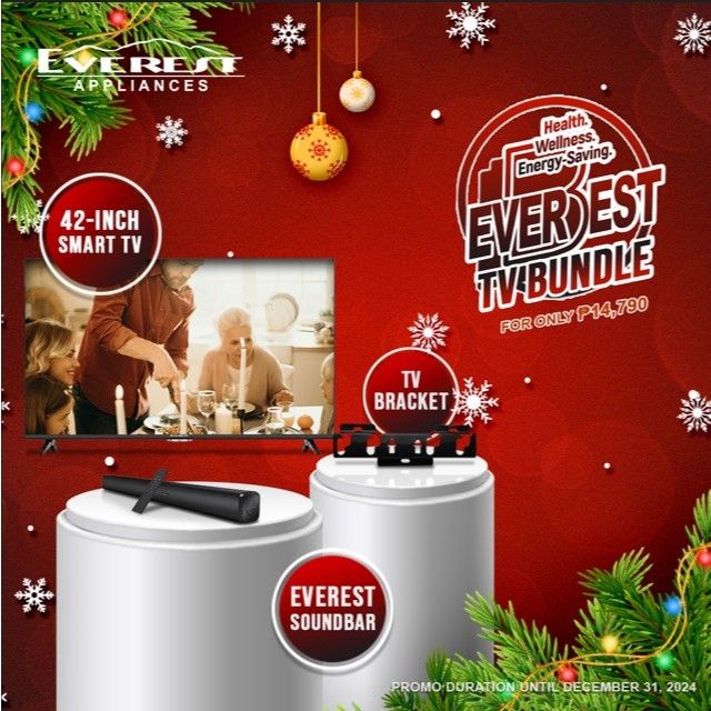 EVEREST 42 Inch High Definition Smart Tv With Soundbar and Wall Bracket ...