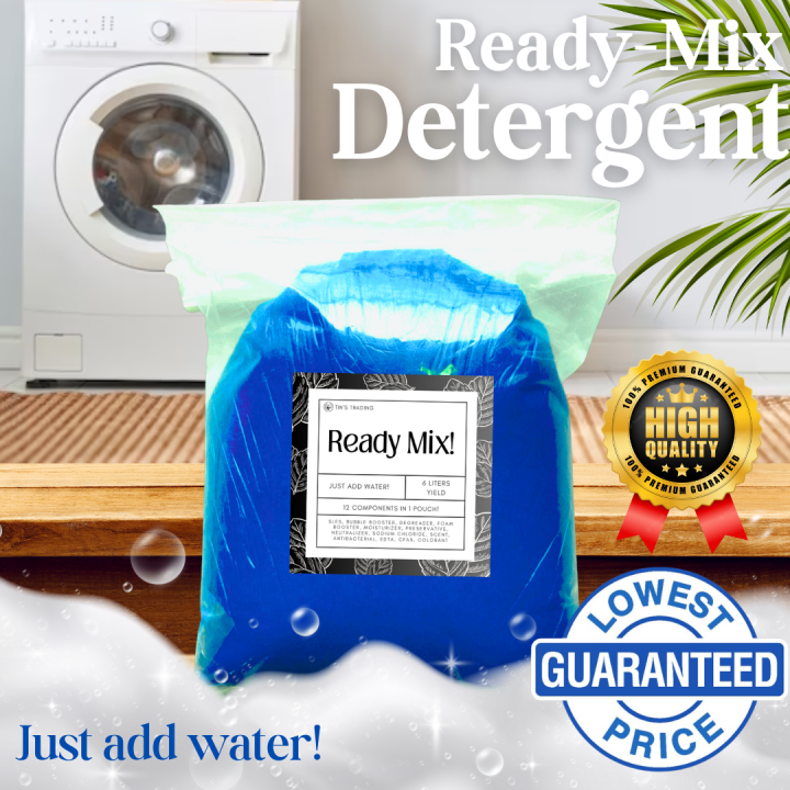 DIY DETERGENT READY MIX (Just add WATER!) (tins trading) (tins tipid ...