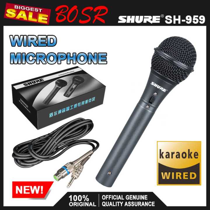 Shure SM-959 Professional Uni-directional Dynamic Microphone | Lazada PH