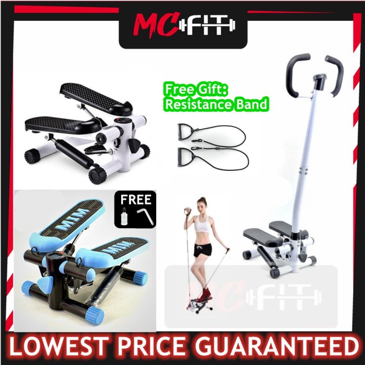 MCFIT Stepper Exercise Machine Left and Right Swing Stepper (Hydraulic ...