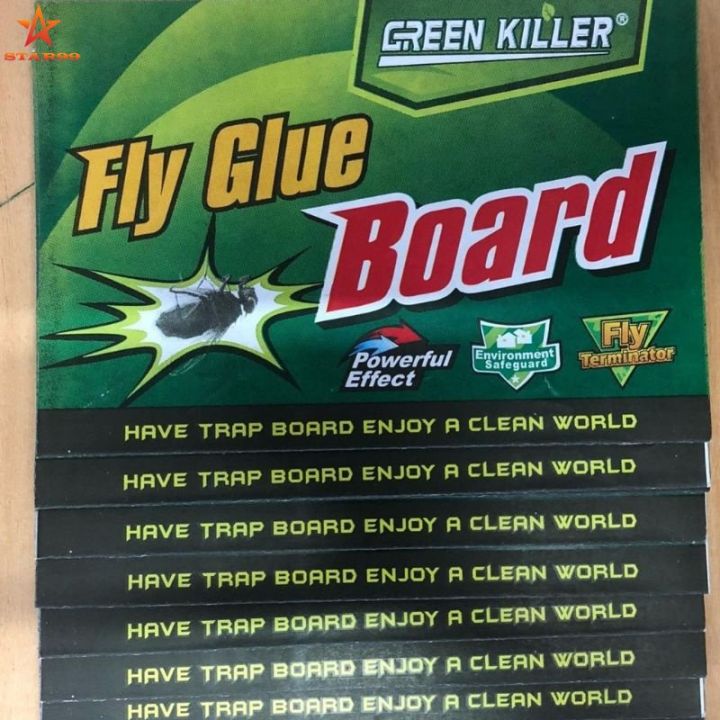 STAR99 Mouse Glue Trap Book Large Fly Sticker Super Sticky Mouse Board ...