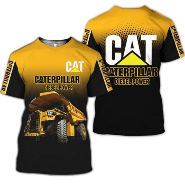 (in stock) Men's and Women's Sports New Caterpillar T-shirt Cat ...