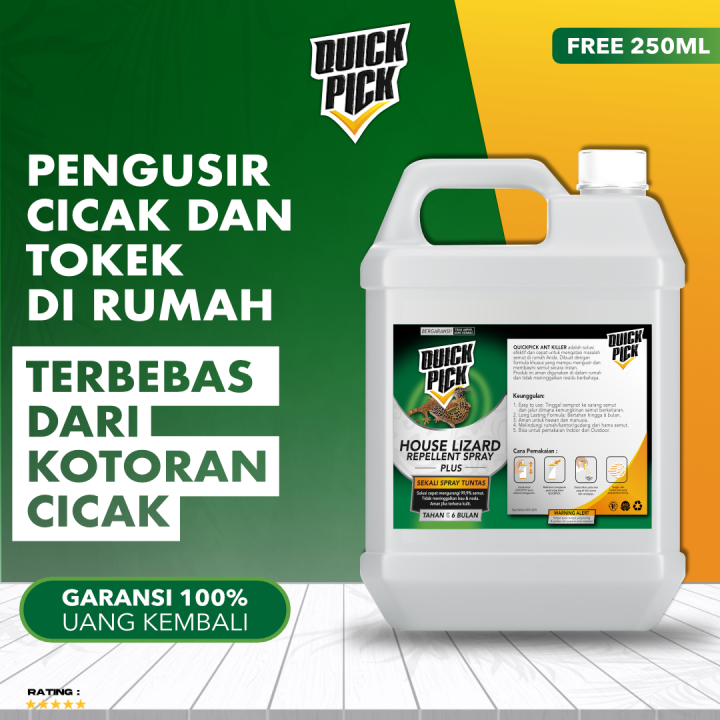 AROMATIC SPRAY CICAK QUICKPICK (GRATIS 250ML) Semprotan Obat Racun Anti ...