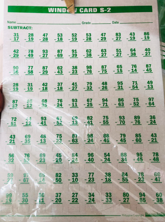 YMS Window Card S2 5pcs | Lazada PH