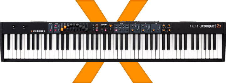 Studiologic Numa Compact 2x 88-Key Portable Digital Piano and ...