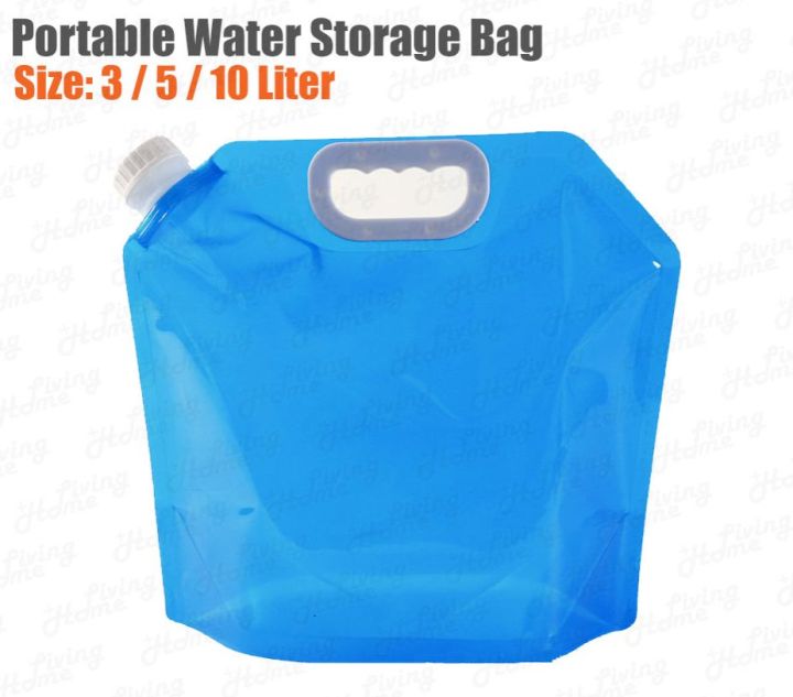 Outdoor Portable & Foldable Water Storage Bag Water Container (Beg Air ...