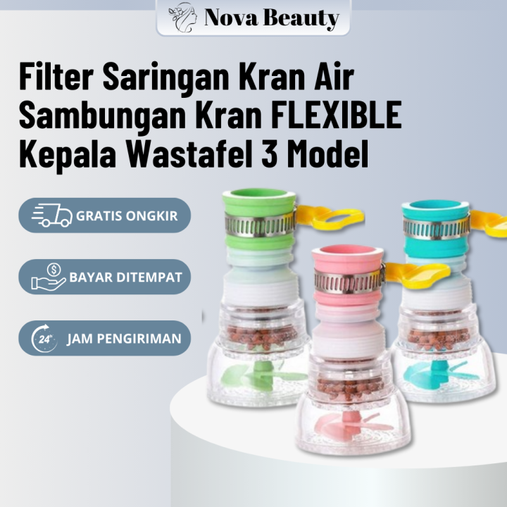 NEW- NBF Filter Saringan Kran Air Kipas Kincir Putar Sambungan Keran ...
