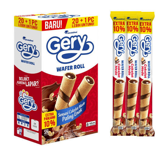 Gery Wafer Roll Chocolate BOX isi 20 pcs | Lazada Indonesia