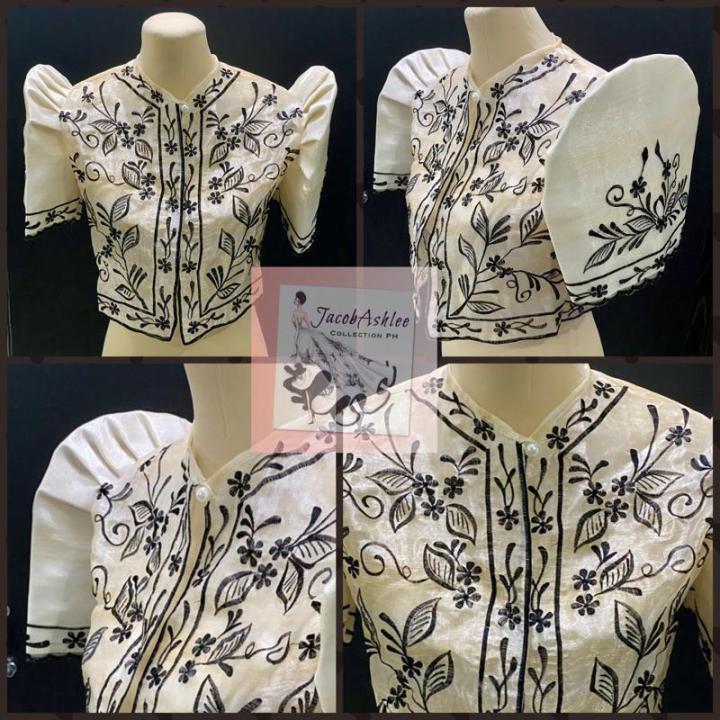 COD Filipiniana Bolero | Traditional top | embroidery design | Lazada PH
