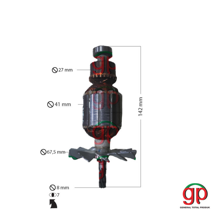 Armature 4300BV DCA untuk Mesin Jigsaw / Gergaji 4300 BV Makita ...