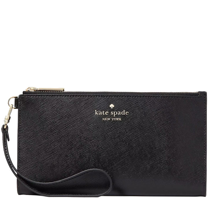 Kate Spade Madison Double Zip Wristlet in Black kc588 | Lazada Singapore