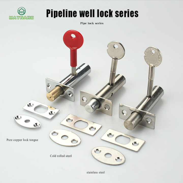 Tube Well Lock Stainless Steel Hardware Pipe Tube Well Invisible Lock ...