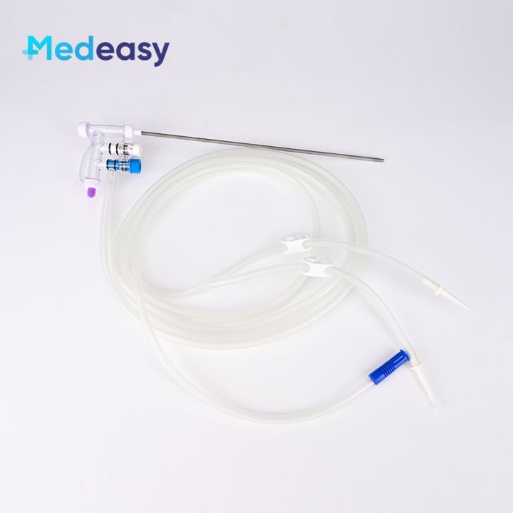 Laparoscopic Single Use Suction and Irrigation Tube Set with Dual Tubes ...
