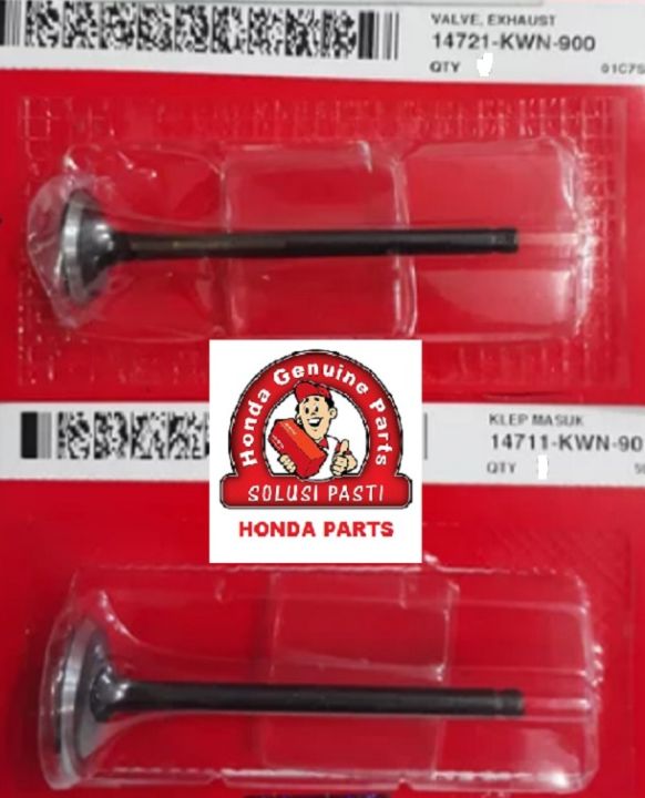 PAYUNG KLEP SET MASUK KELUAR HISAP BUANG VALVE EXHAUST INLET PCX VARIO ...