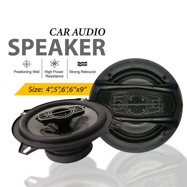 Car Universal Full Range Speaker Midrange Dome Tweeter 4 5 6 6x9 Bass ...