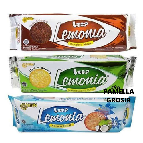 NISSIN LEMONIA 130G ALL VARIAN SNACK makanan ringan jajanan cemilan ...