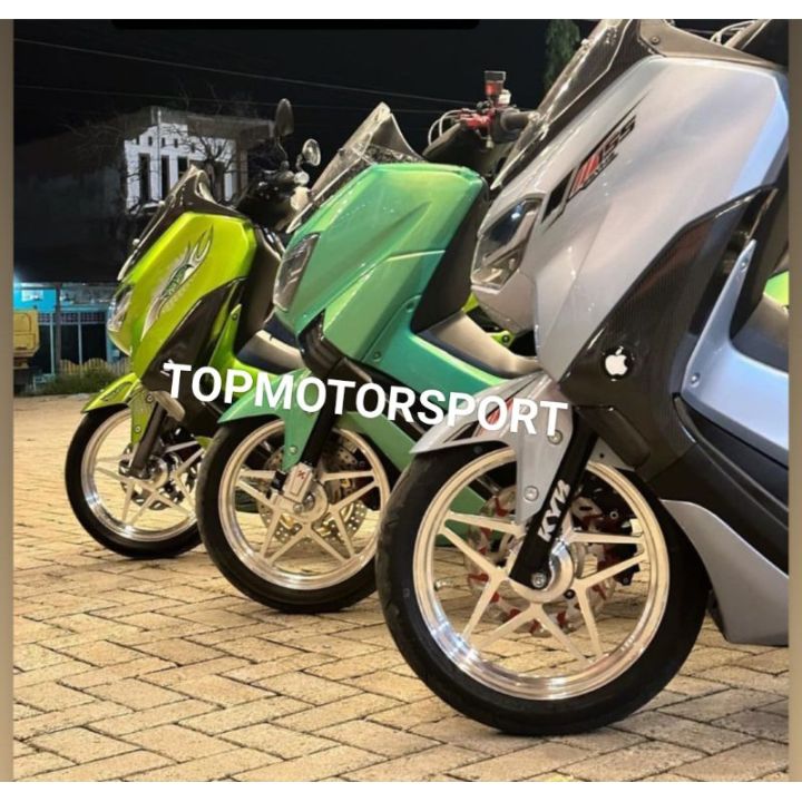 VELEG DELKEVIC X1 BINTANG AEROX / NMAX Fr:14x185 & Rr:14x215 ORIGINAL ...