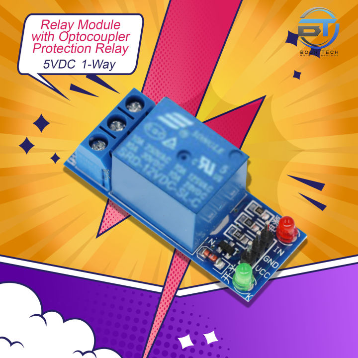 BoonTech Relay Module with Optocoupler Protection BoonTech Relay 5VDC ...