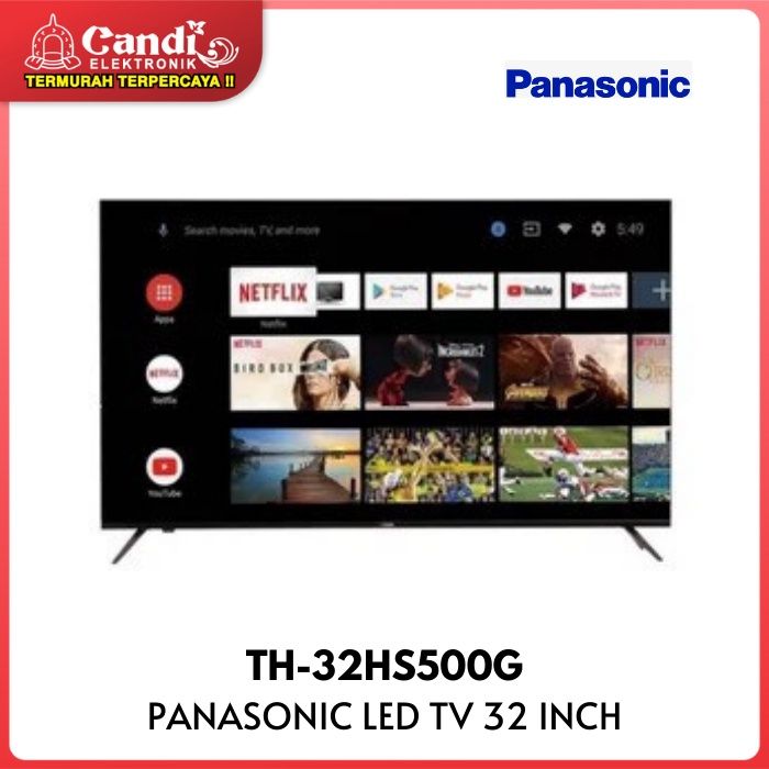 PANASONIC LED TV 32 inch TH-32HS500G Android TV Full HD | Lazada Indonesia