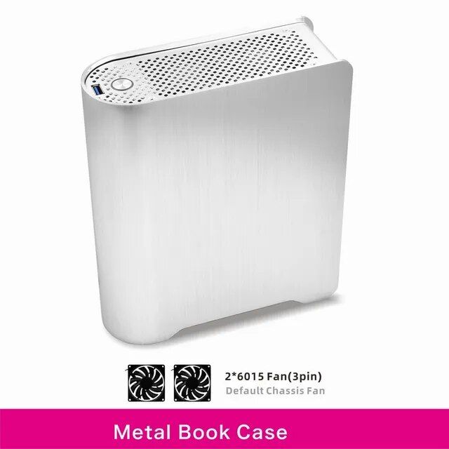 METALFISH MetalGear Plus Aluminum Mini HTPC Case Mini ITX Cases ...