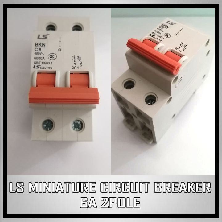 MINIATURE CIRCUIT BREAKER LS BRAND 2 POLE 2A - 100A MCB | Lazada PH
