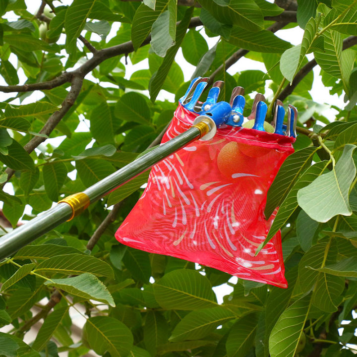 High-altitude fruit picker E stainless steel telescopic fruit picker ...