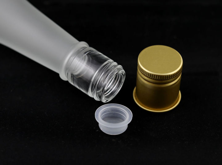 28mm Aluminium gold cal Tall /Penutup botol / stopper for glass bottles ...