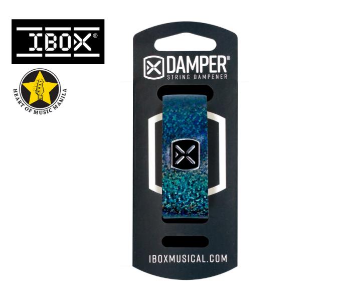 IBOX Brazil String Dampener Leather and Iron tag Holographic Blue I ...