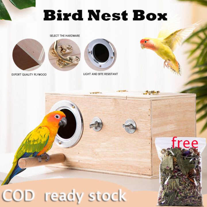 Transparent breeding box for parrotsbird house right door hanging bird ...
