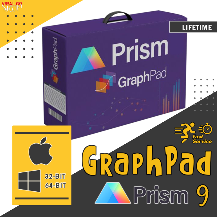 GraphPad Prism 9 Lifetime For Windows & MacOS (32-bit & 64-bit) | Lazada.co.th