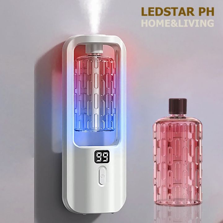 Digital display Rechargeable Fragrance Machine Automatic Aroma Diffuser ...