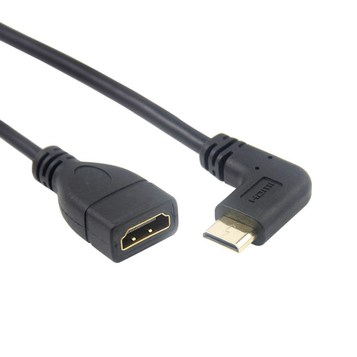 Yuezhirenxin Mini HDMi adapter 4k mini HDMI revolution mother right ...