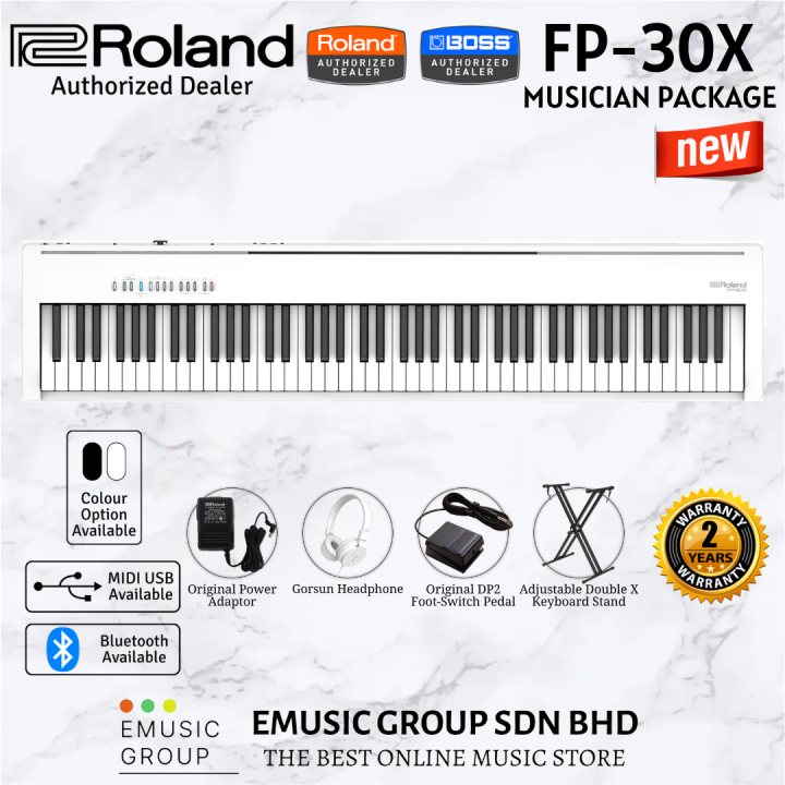 *LATEST* Roland FP-30X 88-Key Digital Piano (FP30X / FP 30X) | Lazada