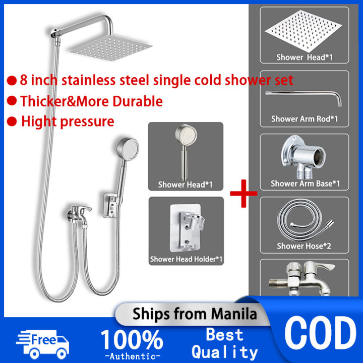 Shower set 304 stainless steel 2 in 1 single point shower set shower ...