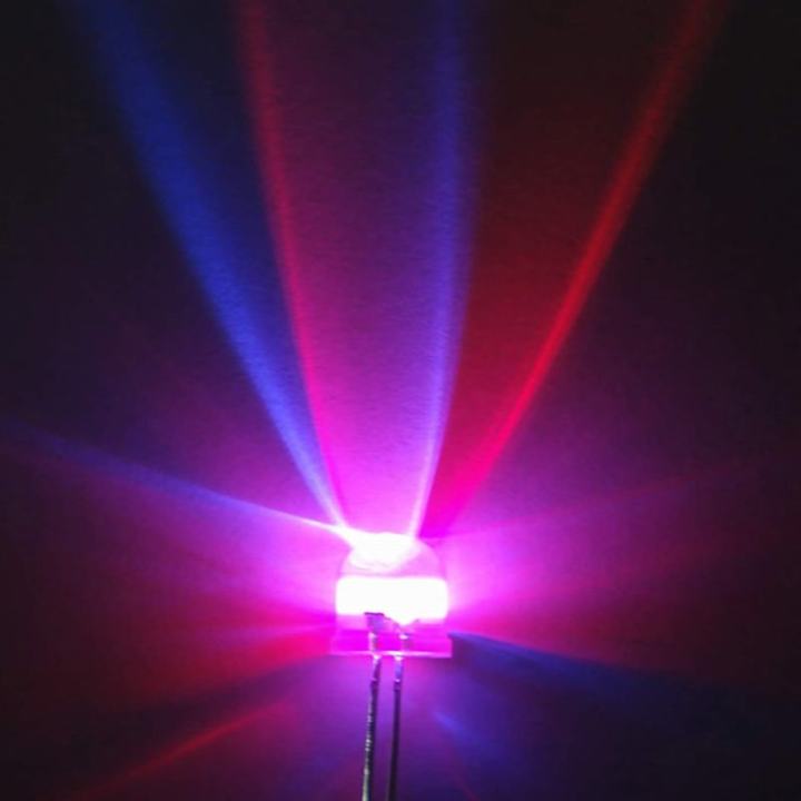 5mm LEDs, Water Red Blue RGB Green flash LED Diode Lamp Mini Bulbs ...