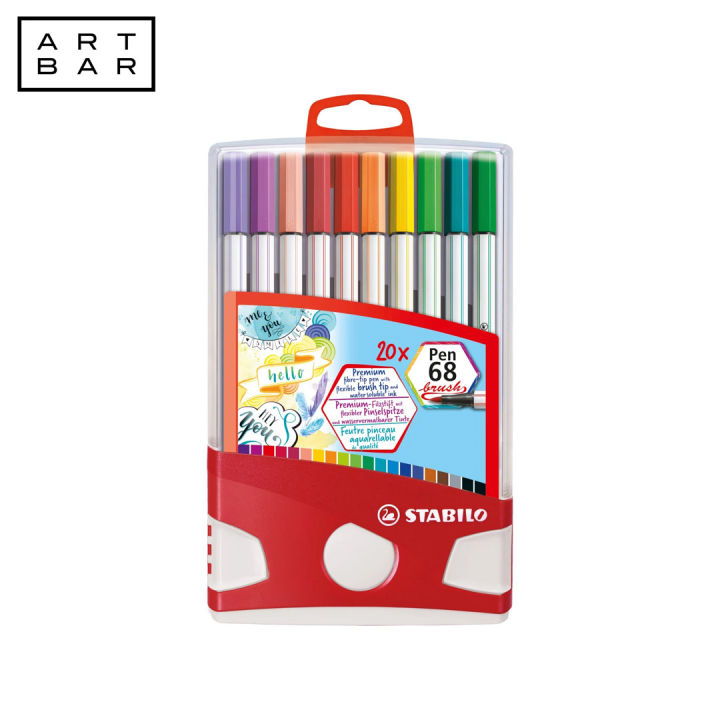 Stabilo Brush Pen 68 568/20-0211 20's Colorparade - Art Bar | Lazada PH