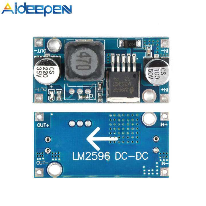 Aideepen LM2596S DC-DC Step-down Power Module Regulator Board Buck ...