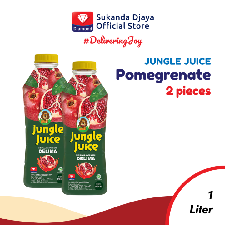 Jungle Juice Pomegranate 1 L - Twin Pack | Lazada Indonesia