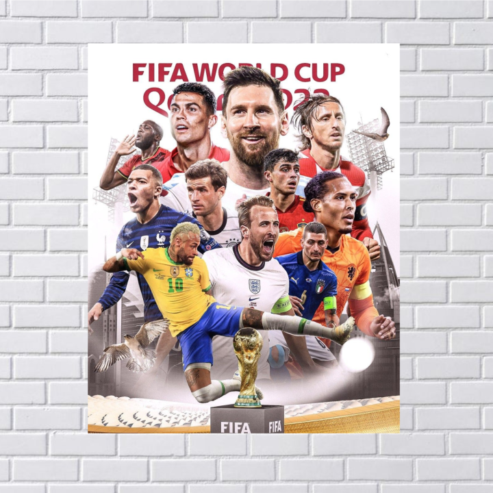 POSTER FIFA WORLD CUP/POSTER PEMAIN BOLA/POSTER SEPAK BOLA/HIASAN ...