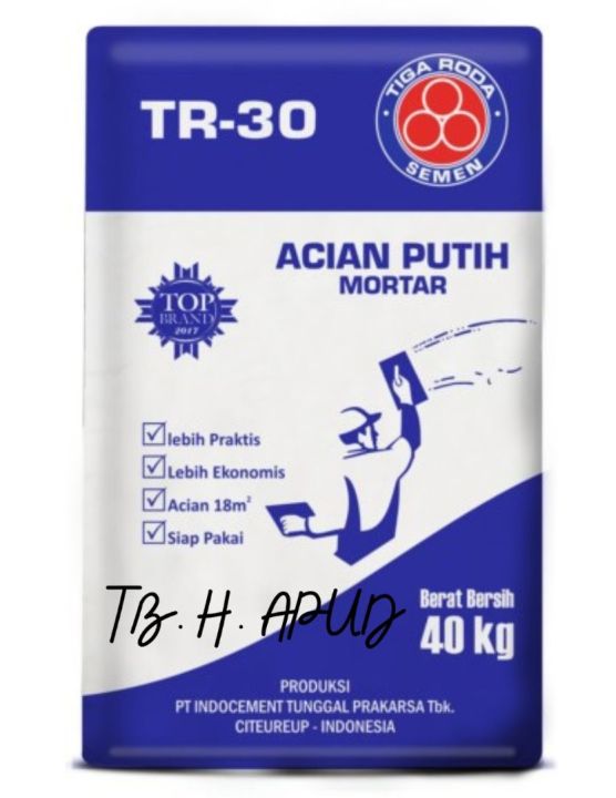 Acian Putih Mortar TR-30 Indocement 40kg | Lazada Indonesia