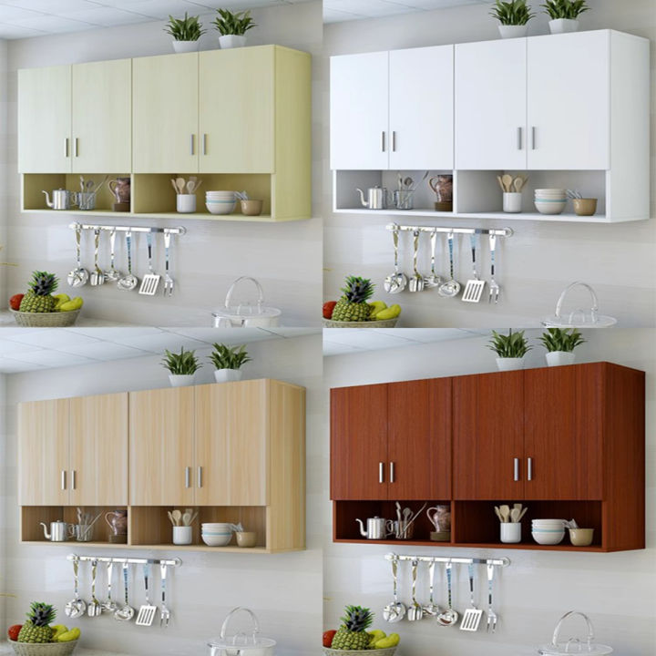 YESWOOD Rak Gantung Dapur Kitchen Set 3 Pintu Lemari gantung Lemari ...